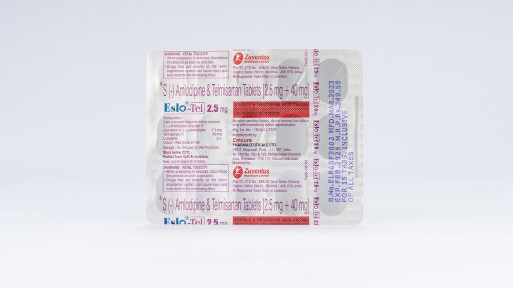 Eslo Tel 2.5mg & 5mg Tablets | Zuventus